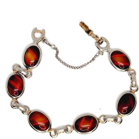 Sarah Coventry | Jewelry | Vintage Sarah Coventry Bracelet Faux Red ...